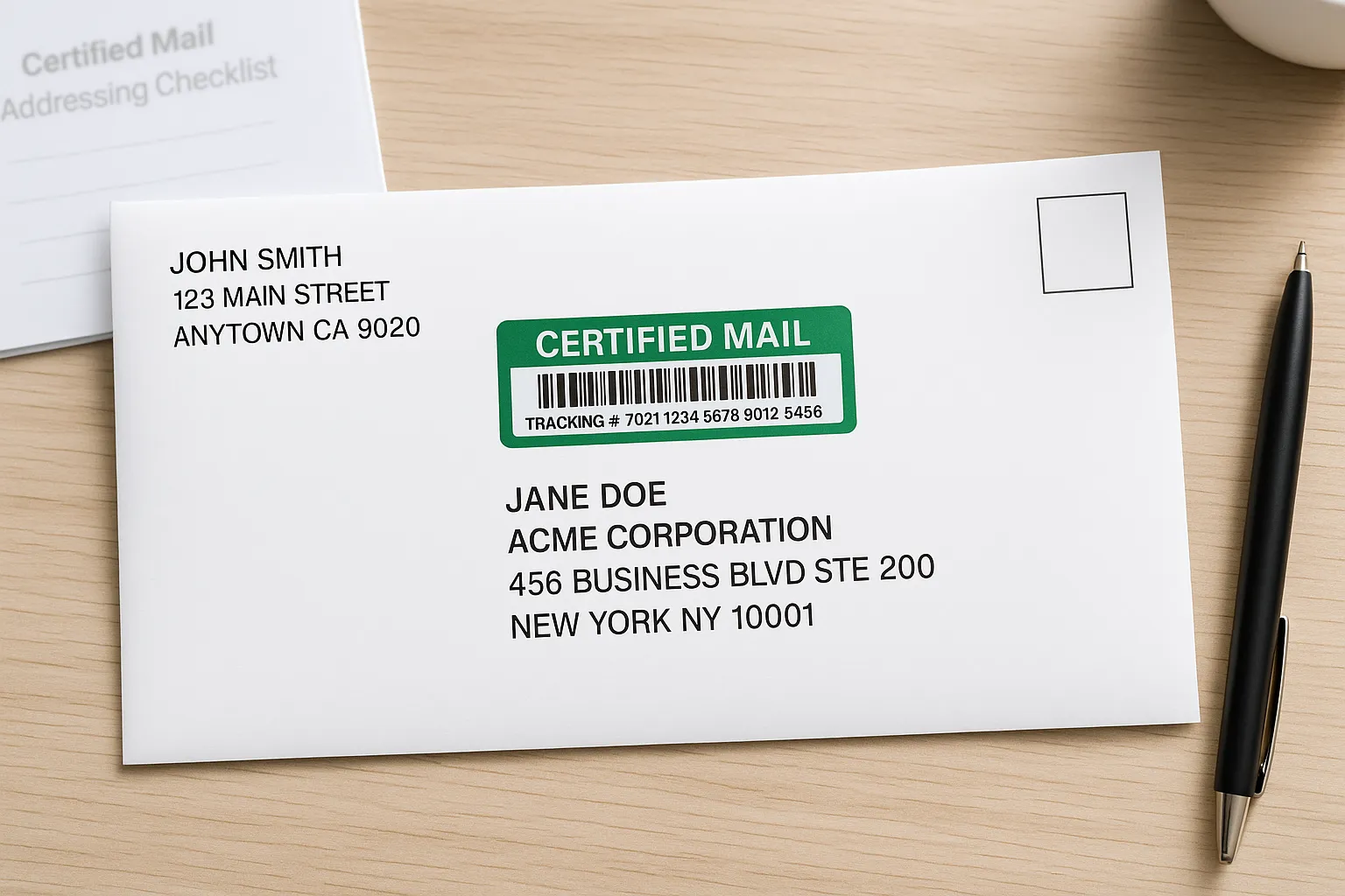 How to Address Certified Mail: Complete Guide (2025) | The Letter Pilot