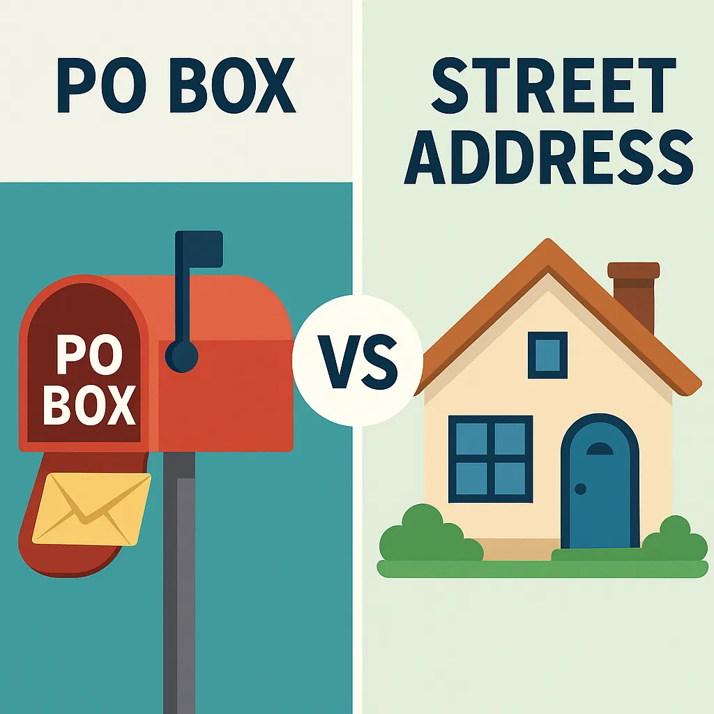 PO Box vs Street Address — Which Should You Use? (2025)