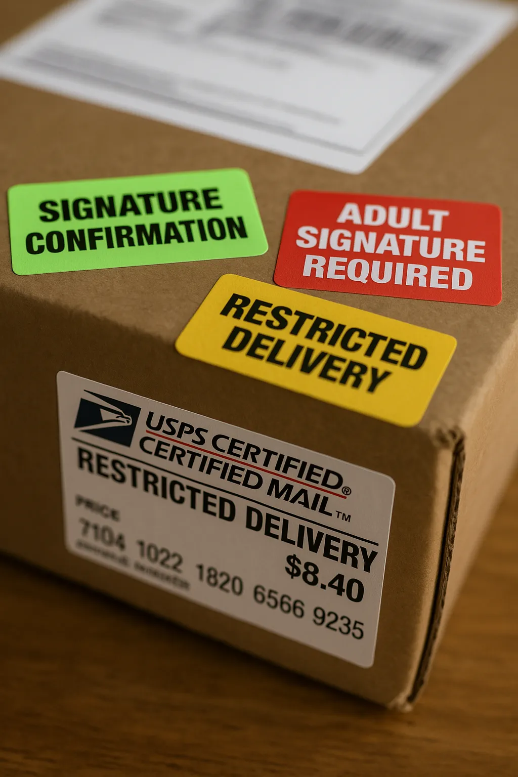 USPS Signature Required: Labels, Services, and Options Explained